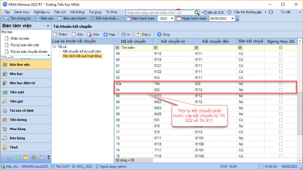 Tôi muốn kết chuyển chi phí từ TK 154 về TK 632 thì làm thế nào ...